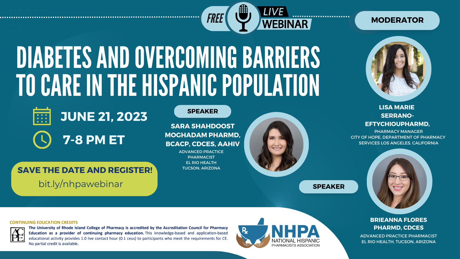 NHPA Webinar Series - Diabetes and Overcoming Barriers to Care in the ...
